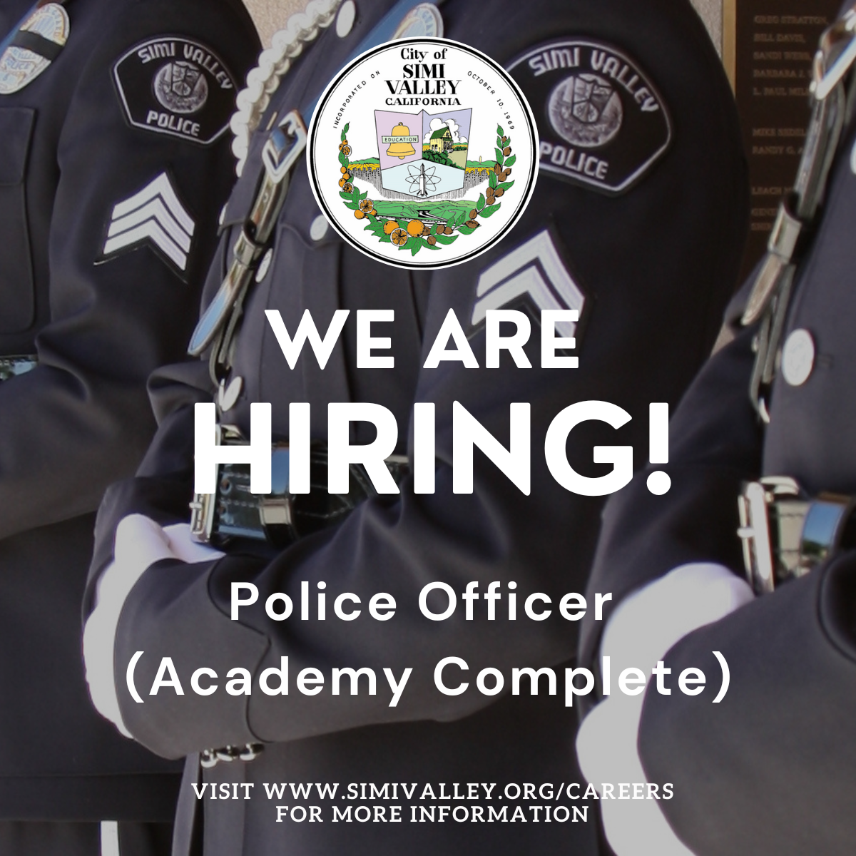 POLICE OFFICER (ACADEMY COMPLETE) | CalOpps